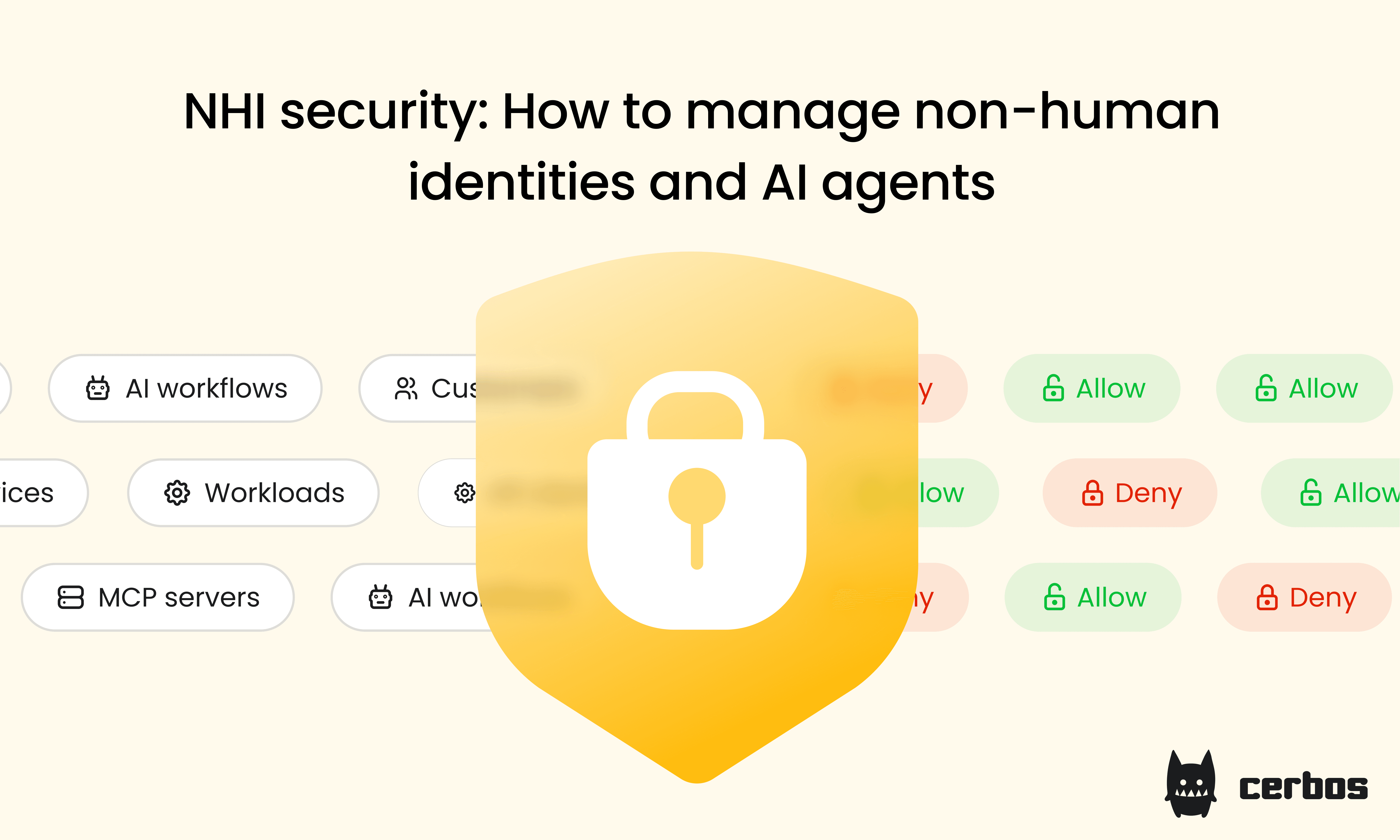 NHI Security: How to Manage Non-Human Identities and AI Agents | Cerbos