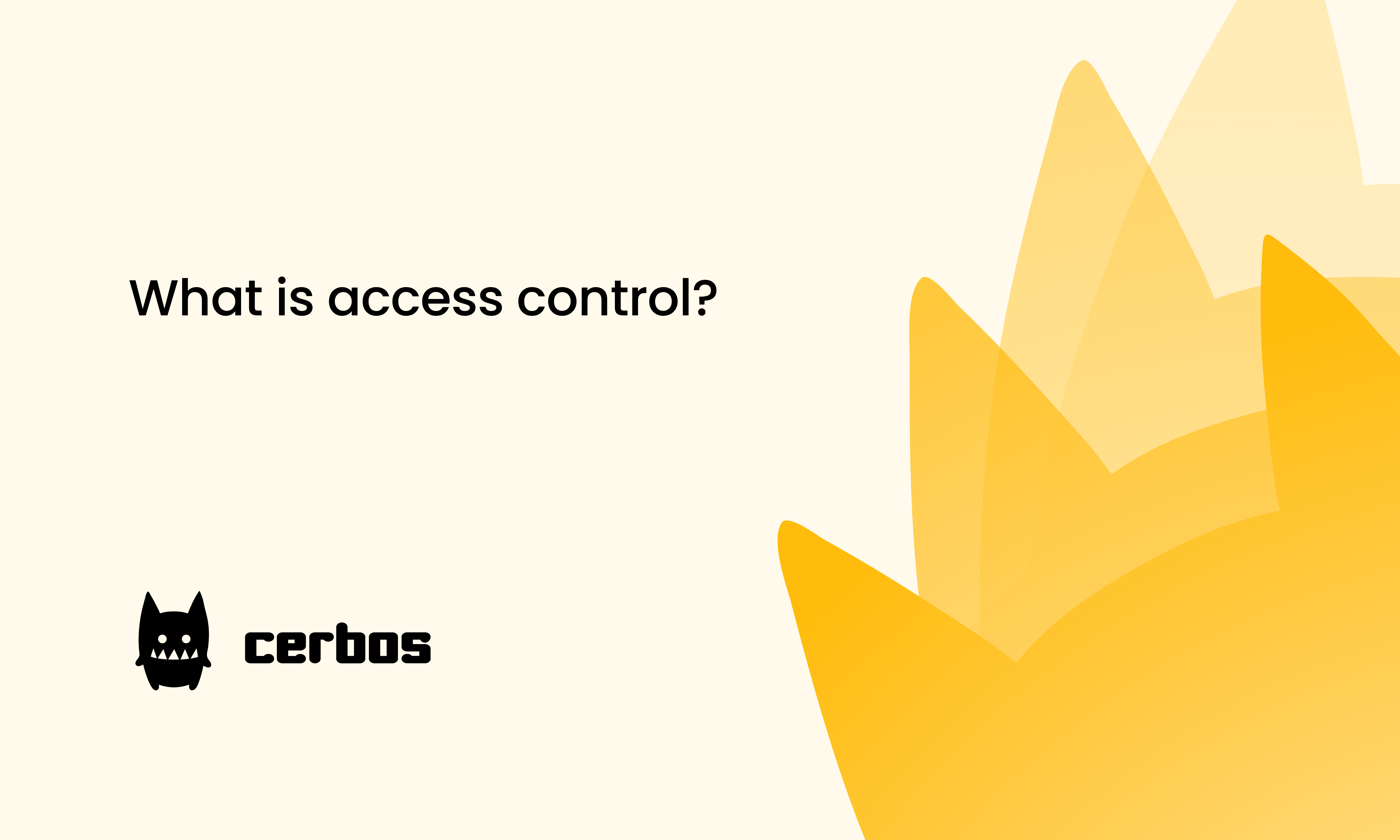 What Is Access Control? | Cerbos