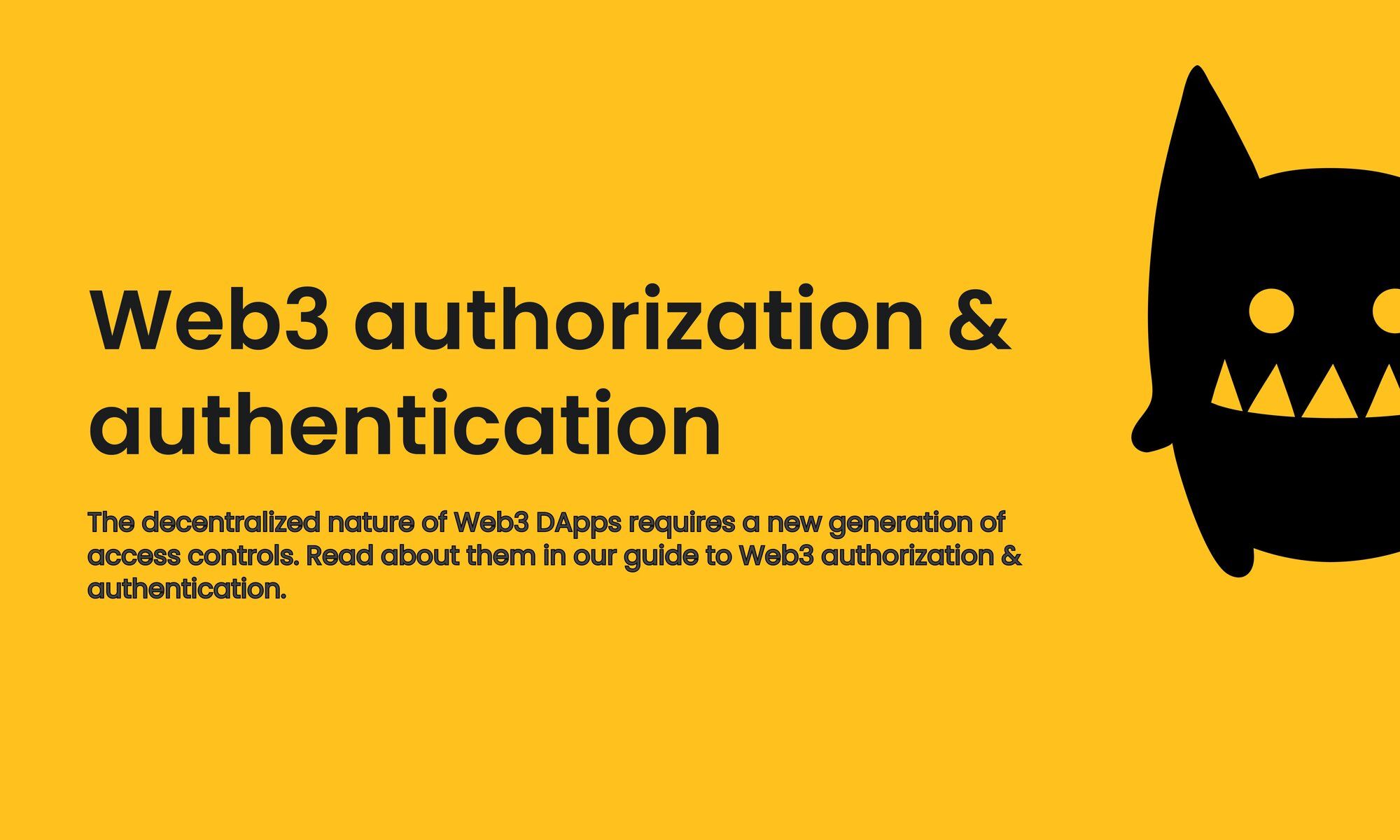 Guide to Web3 Authorization & Authentication | Cerbos