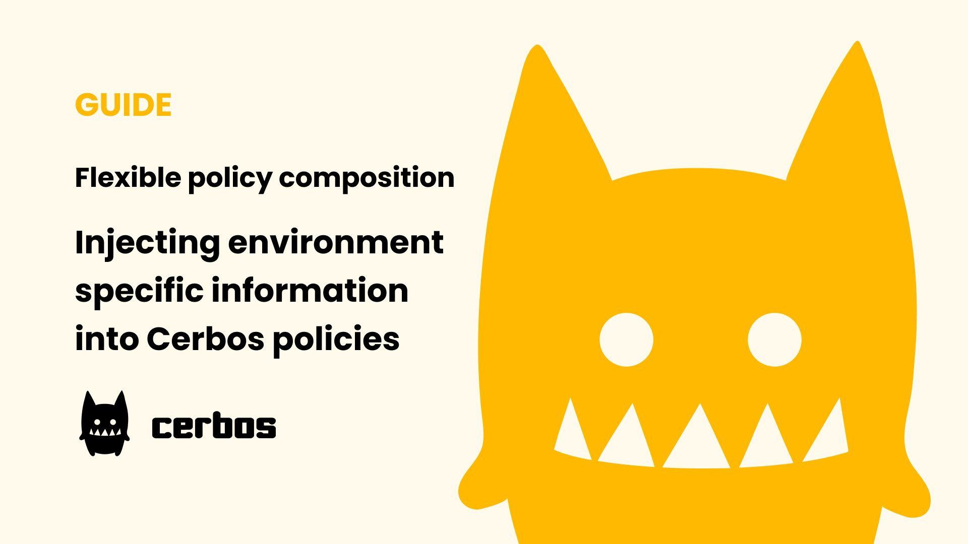 Flexible policy composition - Injecting environment specific ... Flexible policy composition - Injecting environment specific ...